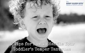 5 Tips For Handling Toddler Tantrums The Baby Sleep Site