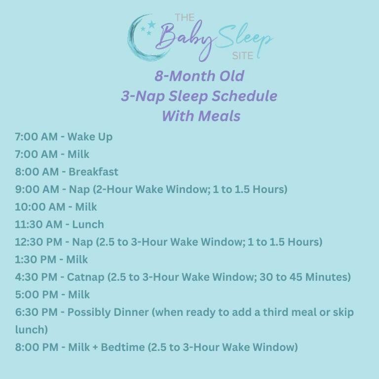 8 Month Old Sleep Schedule: Bedtime, Naps, Sleeping All Night