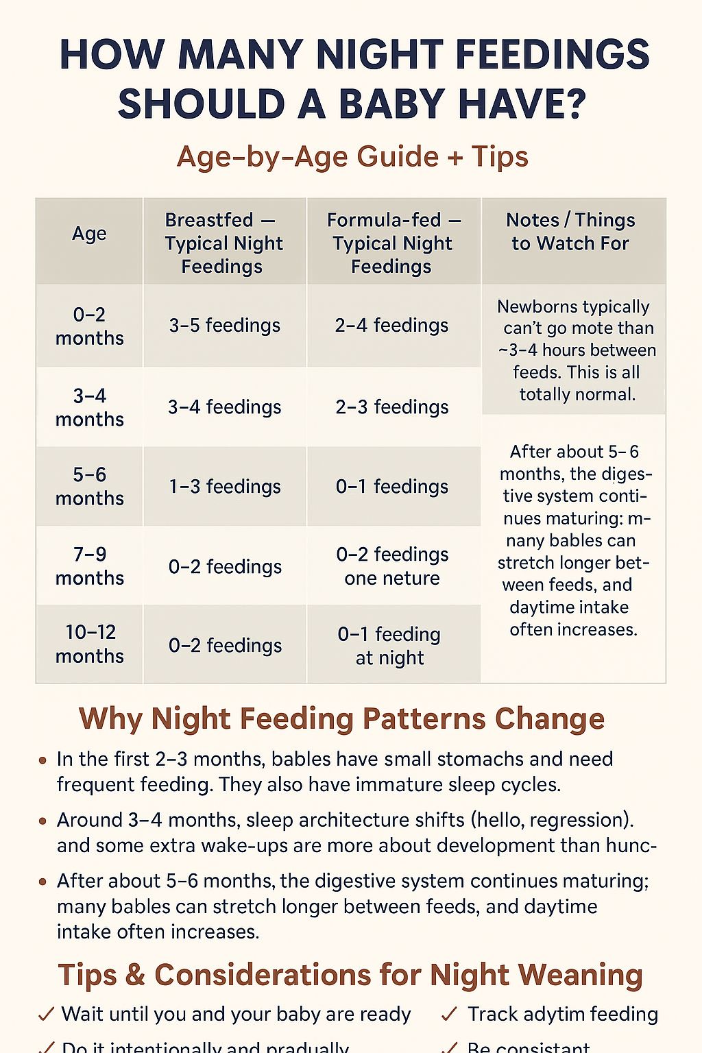 How Many Night Feedings Does Your Baby Need? (Age-by-Age Chart + Tips)